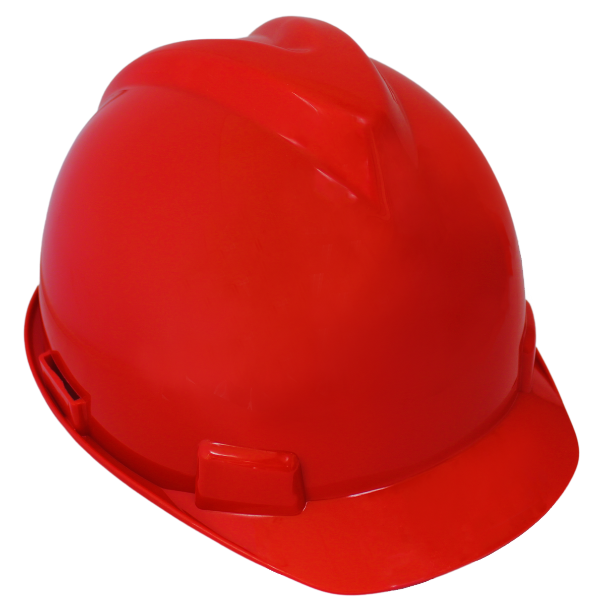 Prime Safety Solutions HDPE Full Brim Hard Hat, Red, 4-Point Ratchet ...