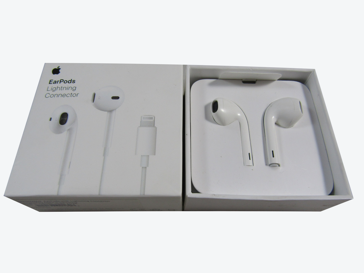 Genuine Original Apple EarPods with Lightning Connector White MMTN2AM ...